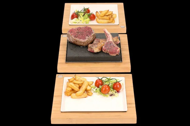 Dine in Style: The Steak Plate & Server Sets (SS005SRV)